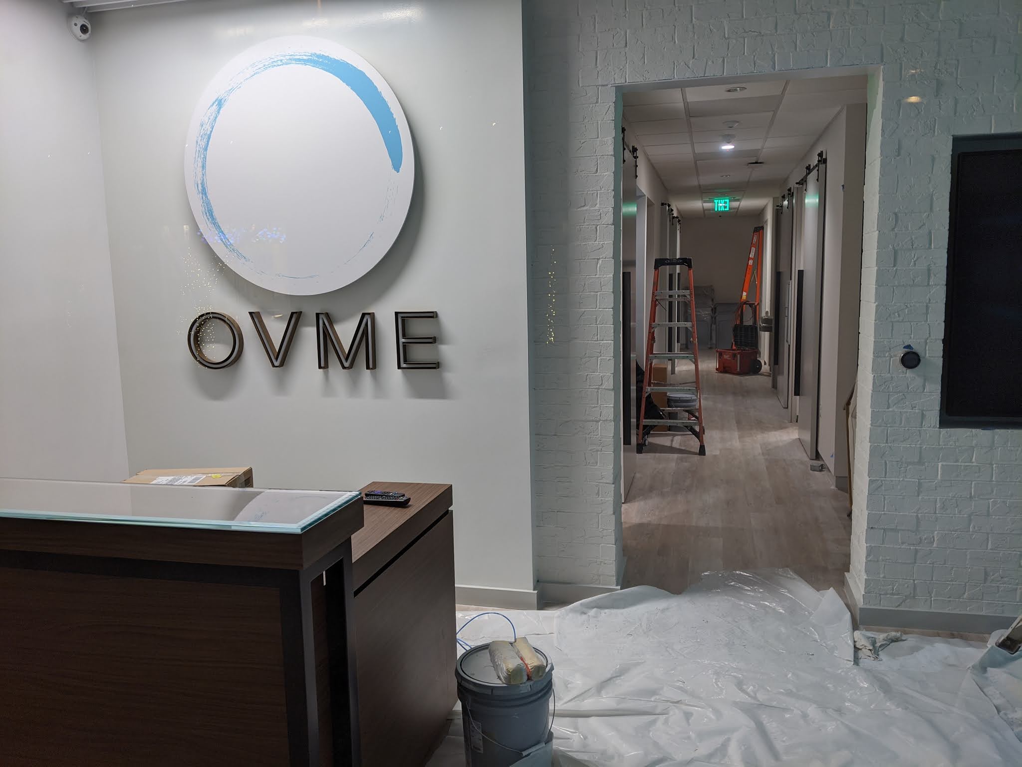 Robert Dyer @ Bethesda Row: Sign installed at OVME medical spa in Bethesda