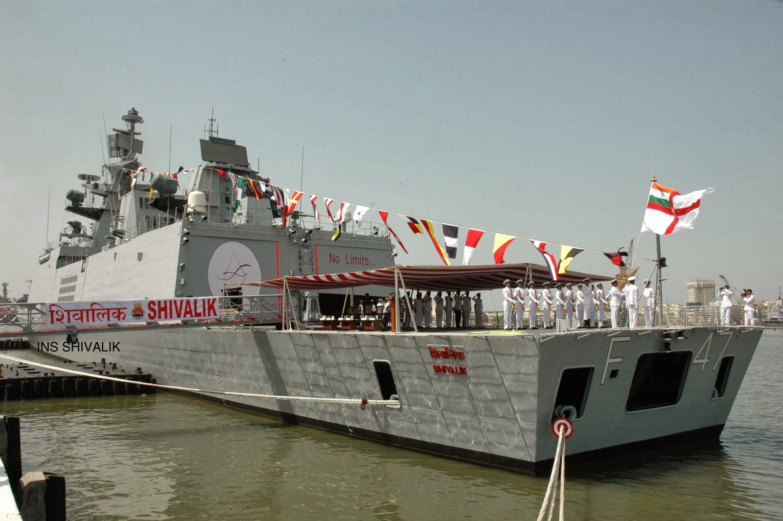 INDIA'S HOME GROWN MILITARY TECHNOLOGY: INS SHIVALIK ( STEALTH WARSHIP )