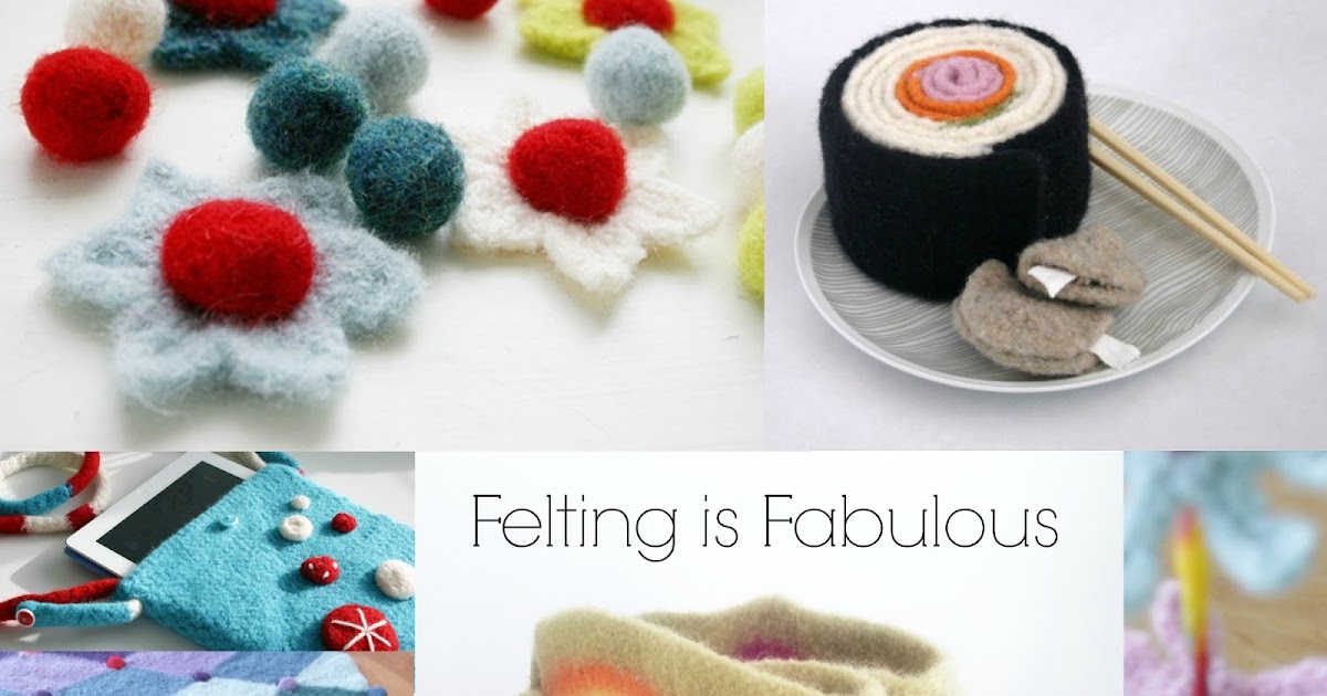 Felted Button - Colorful Crochet Patterns: Felting is Fabulous