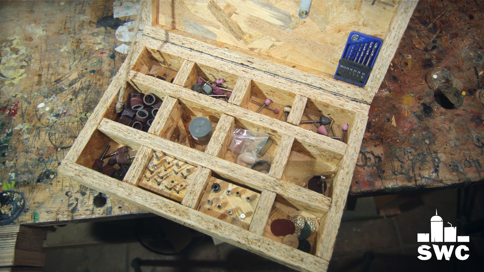 scrap wood city: Making a quick and dirty OSB storage box for my rotary ...