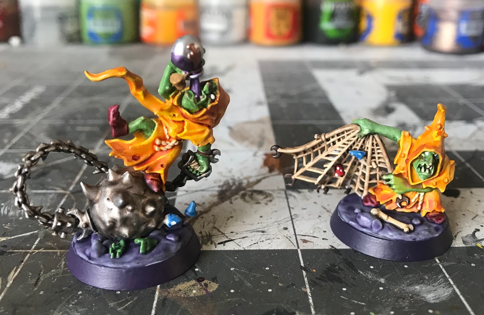 Space Dinosaur Miniatures: Hobby Table: The Rest of the Gloomspite Gitz