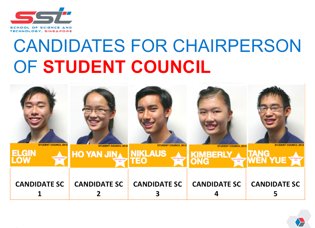 SST Students Blog 2012: Student Leaders Election - The Campaign Begins