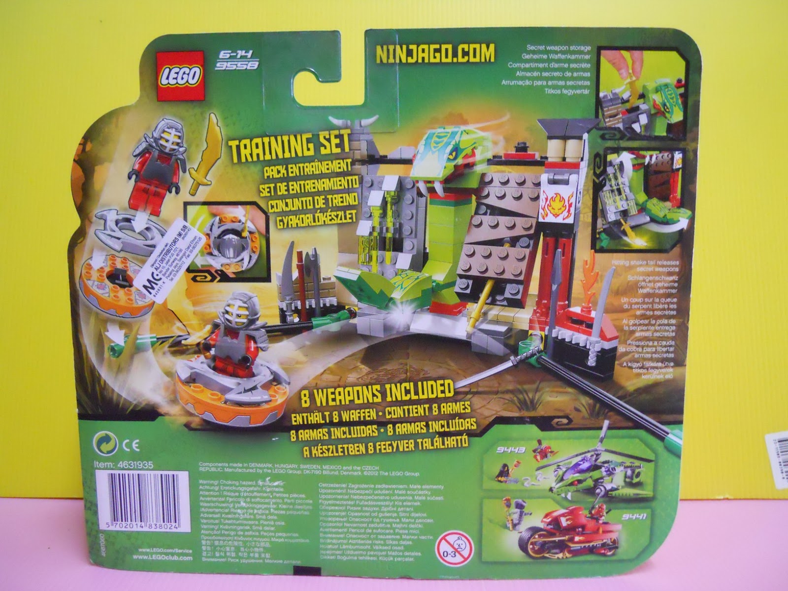 Dexters Diecasts (DexDC): LEGO NINJAGO #9558 ~ KENDO KAI TRAINING SET