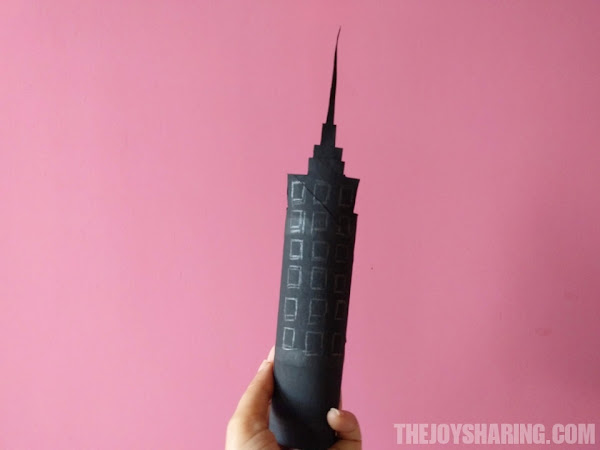 Skyline Cardboard Tube Craft - The Joy of Sharing