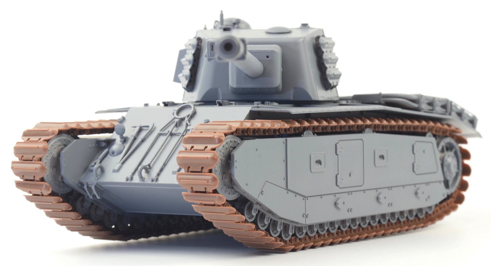 The Modelling News: Build Review: 35th scale ARL-44 Heavy French Tank ...