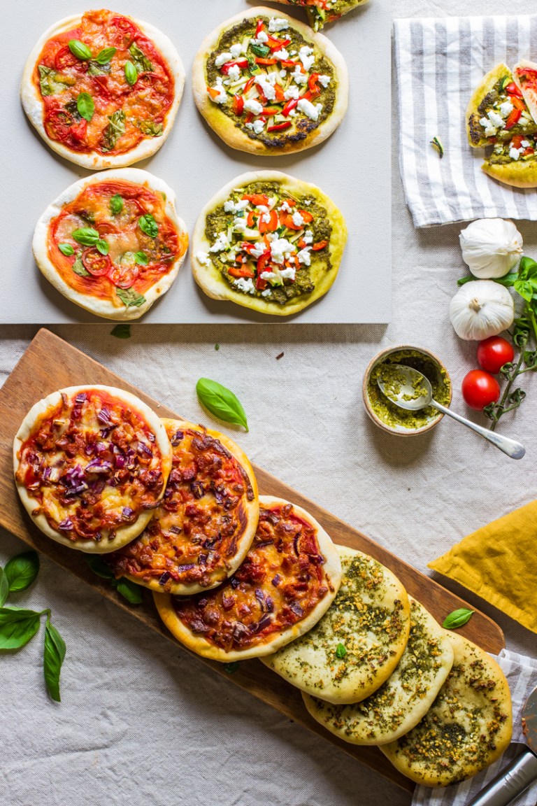 Mini pizza for the children - Simbok Kitchen