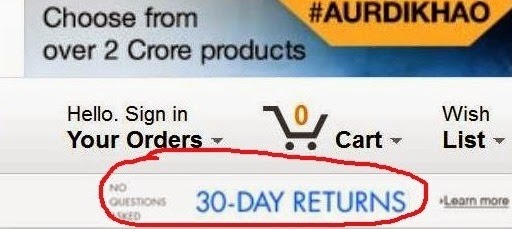 Amazon India Reviews: Amazon India's 'No Questions Asked' Return Policy ...