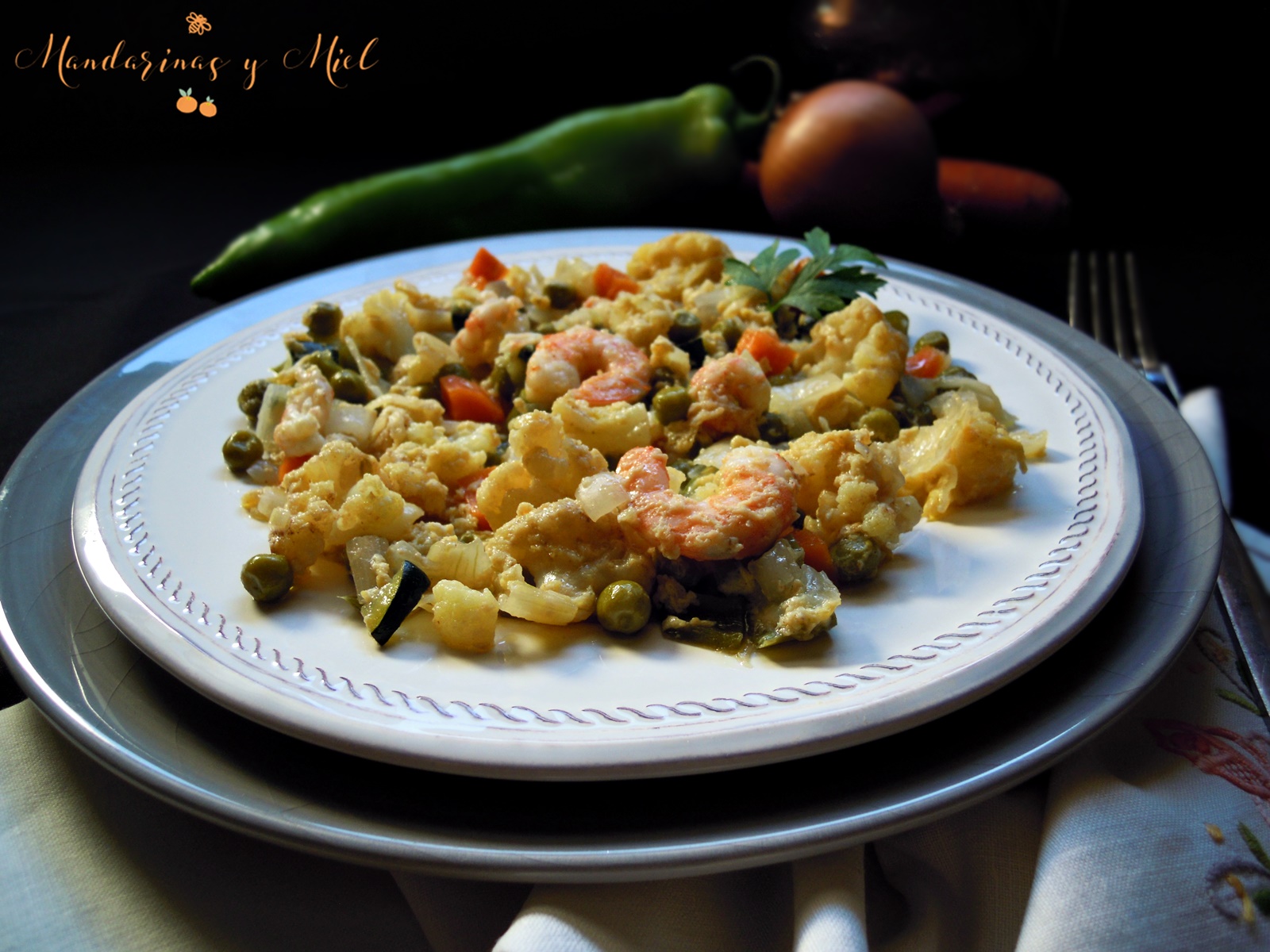 Panaché de verduras en microondas | Mandarinas y miel