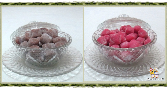 Balas de morango - Receitas de todos nós!