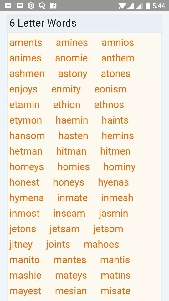 6 Letter Words Using The Letters Thankyou Letter