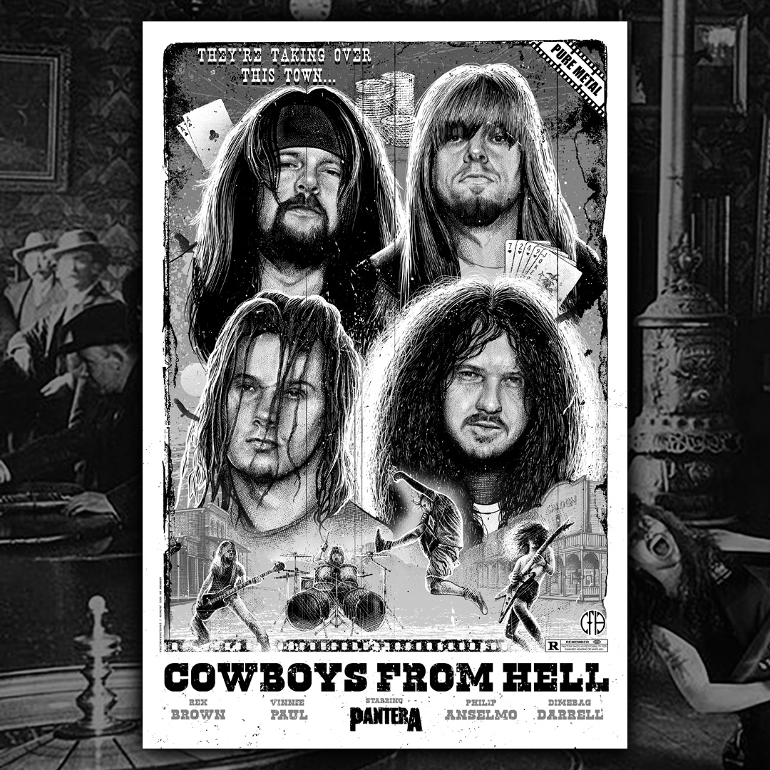 Pantera Cowboys From Hell Album Cover