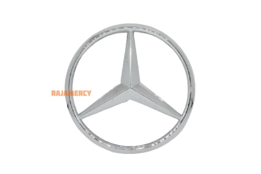 Emblem Logo Mercedes Benz Chrome W213 Ukuran 8.2cm - Kode 2455 | Raja ...