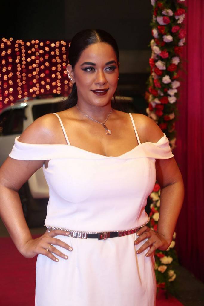 Mumaith Khan Latest Hot Cleveage Spicy White Transparent Skirt ...