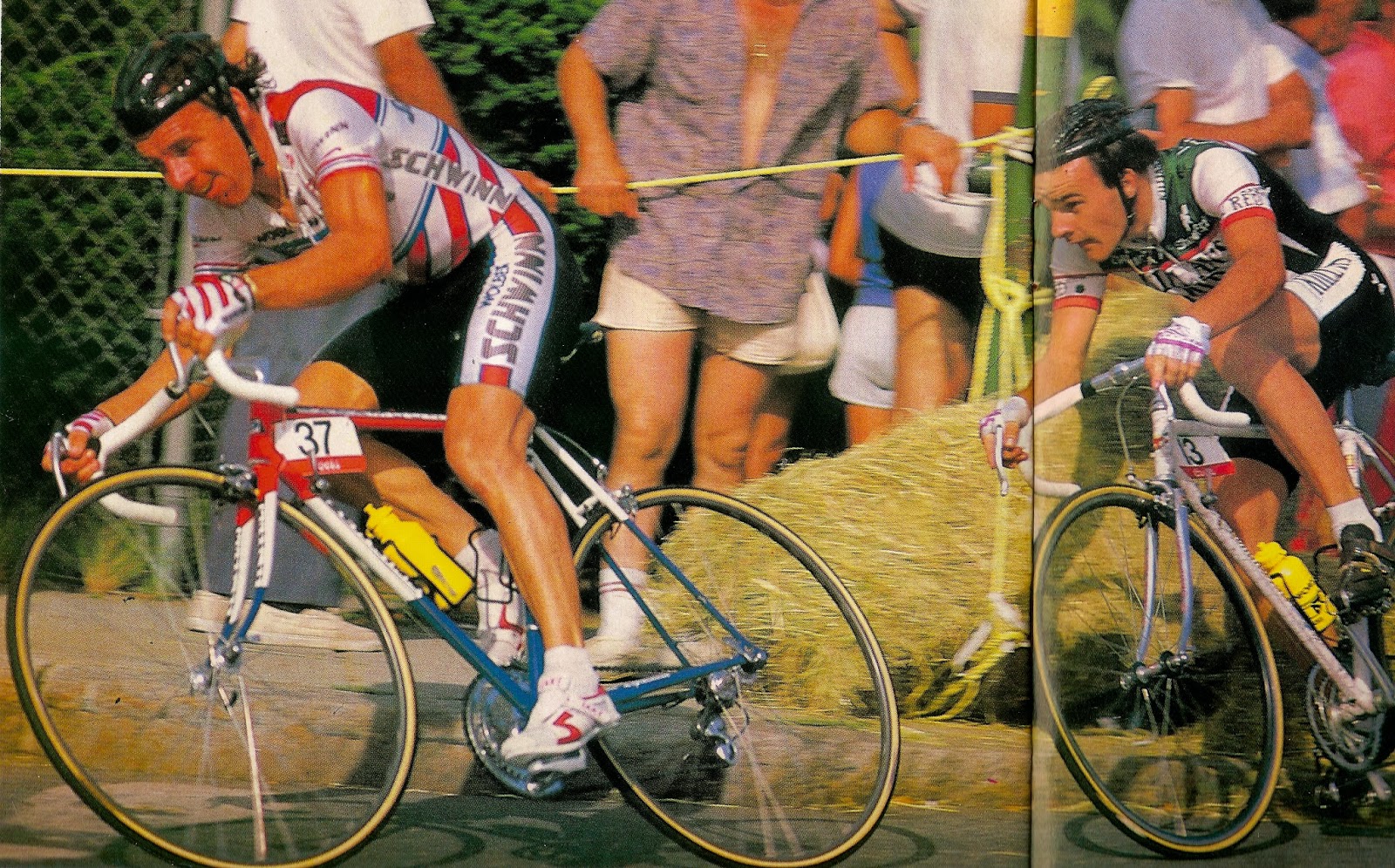 Heavy riders on light bikes. Looking at stems.