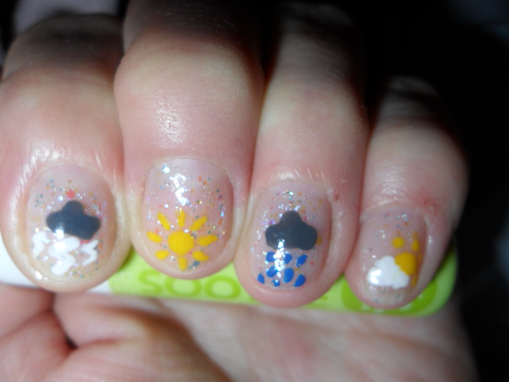 Sara Fisk; Nail Art: Weather nails