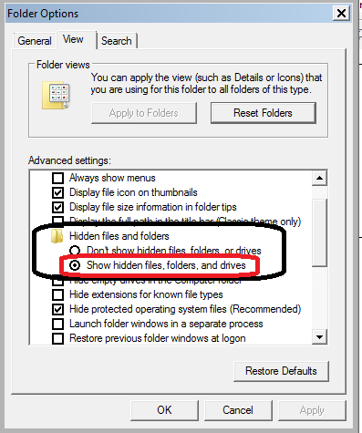 Cara menampilkan file maupun folder yang di sembunyikan atau hidden file