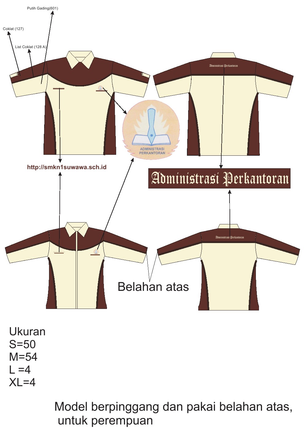 Desain Kemeja SMKN 1 Suwawa | Ganti Seragam