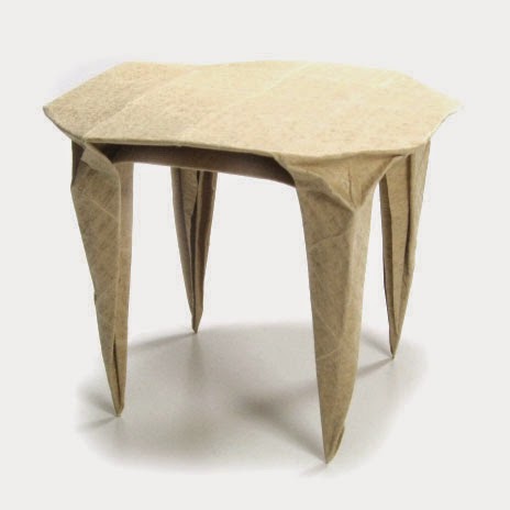 origami table ~ origami instructions art and craft ideas