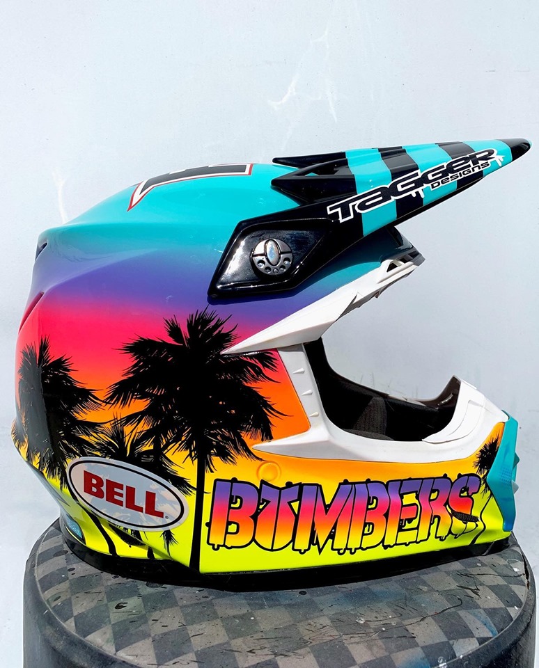 Racing Helmets Garage: Bell Moto-9 Flex H.Hill 2019 by Tagger Designs