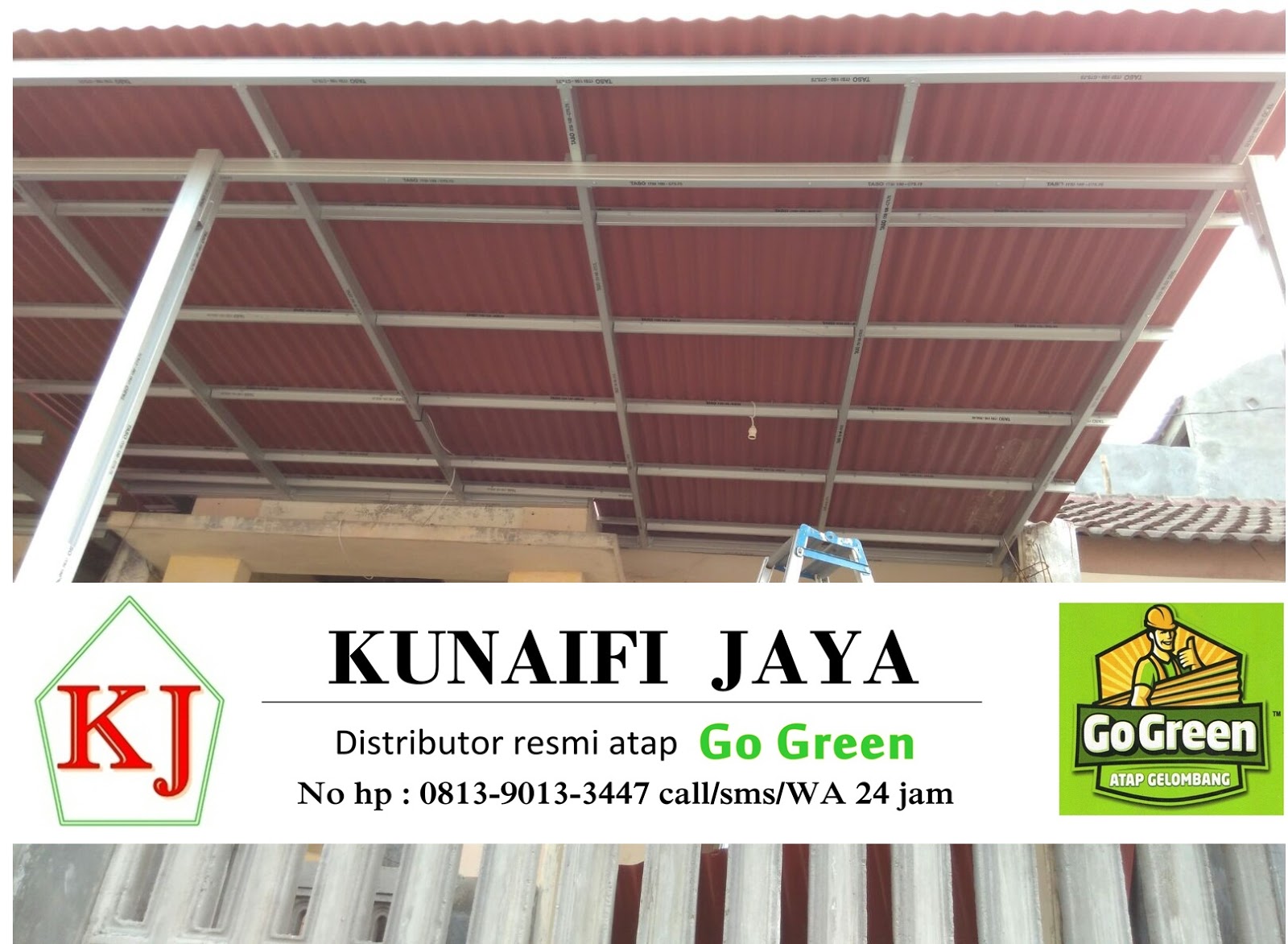 0813-9013-3447, JUAL ATAP GO GREEN TERLENGKAP DAN TERPERCAYA DI JAWA ...
