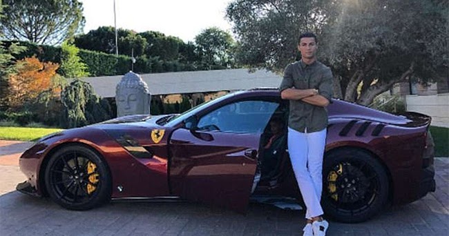 Cristiano Ronaldo's stunning car collection is worth more than £6 ...