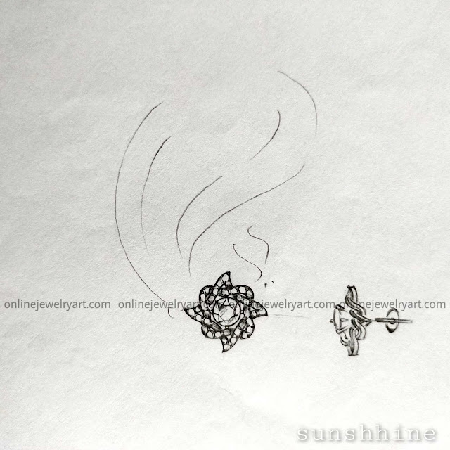 SOLITAIRE DIAMOND EARRING | SOLITAIRE DIAMOND TOPS | SOLITAIRE DIAMOND ...