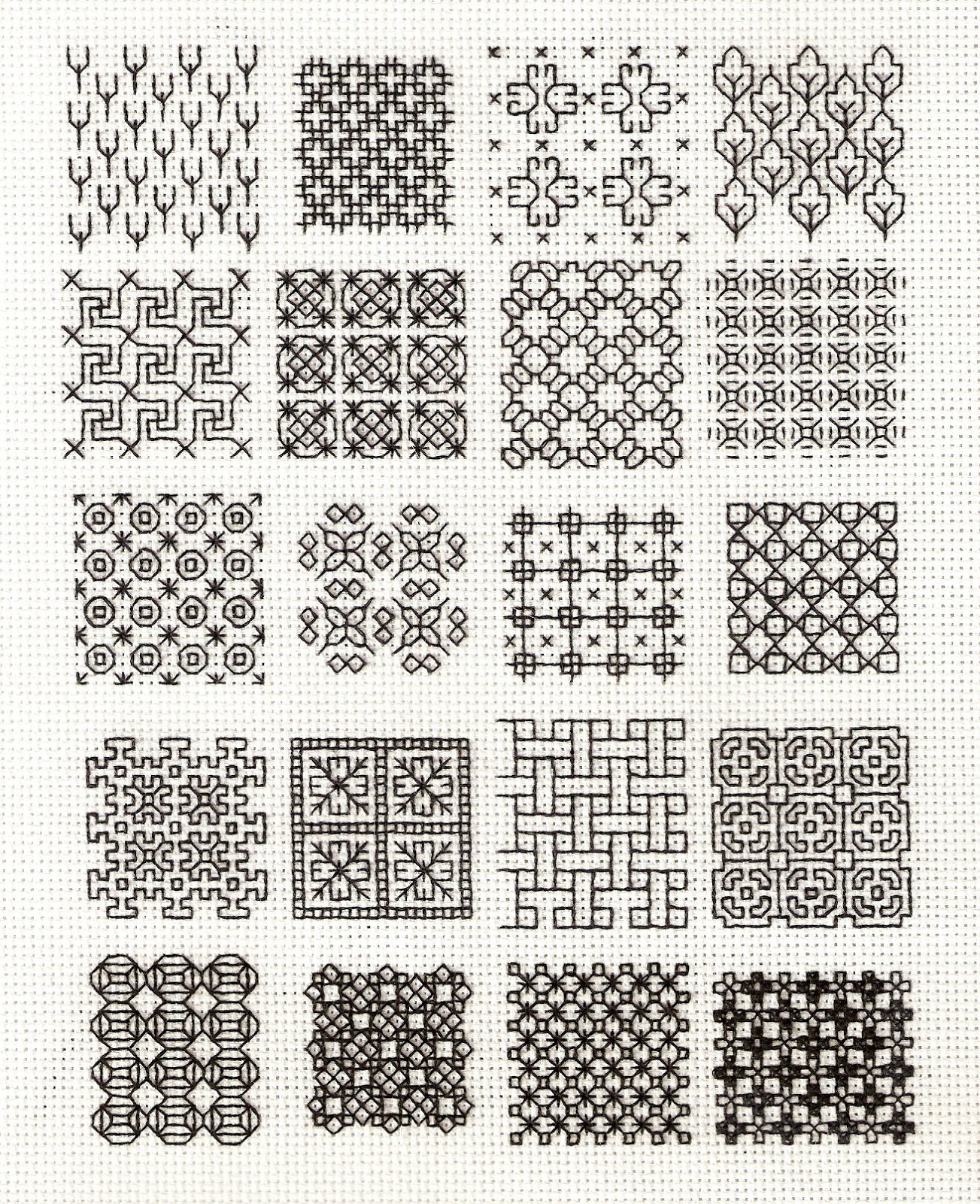 El blog de Dmc: El bordado Blackwork