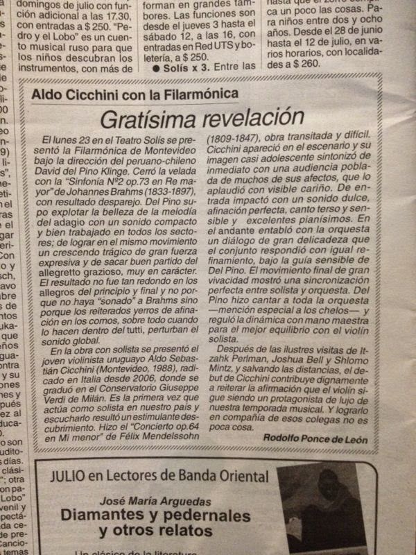 LUDMILA CAVALLARO y el MÉTODO SUZUKI: ALDO CICCHINI otro alumno Suzuki ...