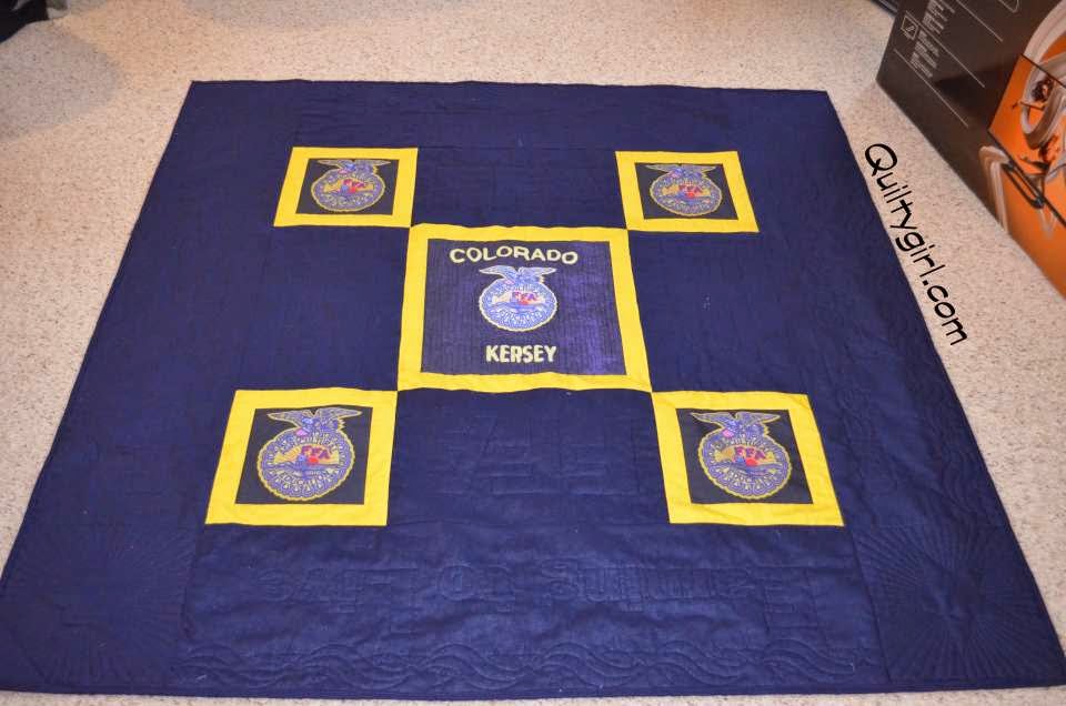 Alycia Quilts - Quiltygirl: FFA Quilt