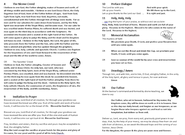 LiturgyTools.net: Catholic Mass prayers and responses - booklet size layout