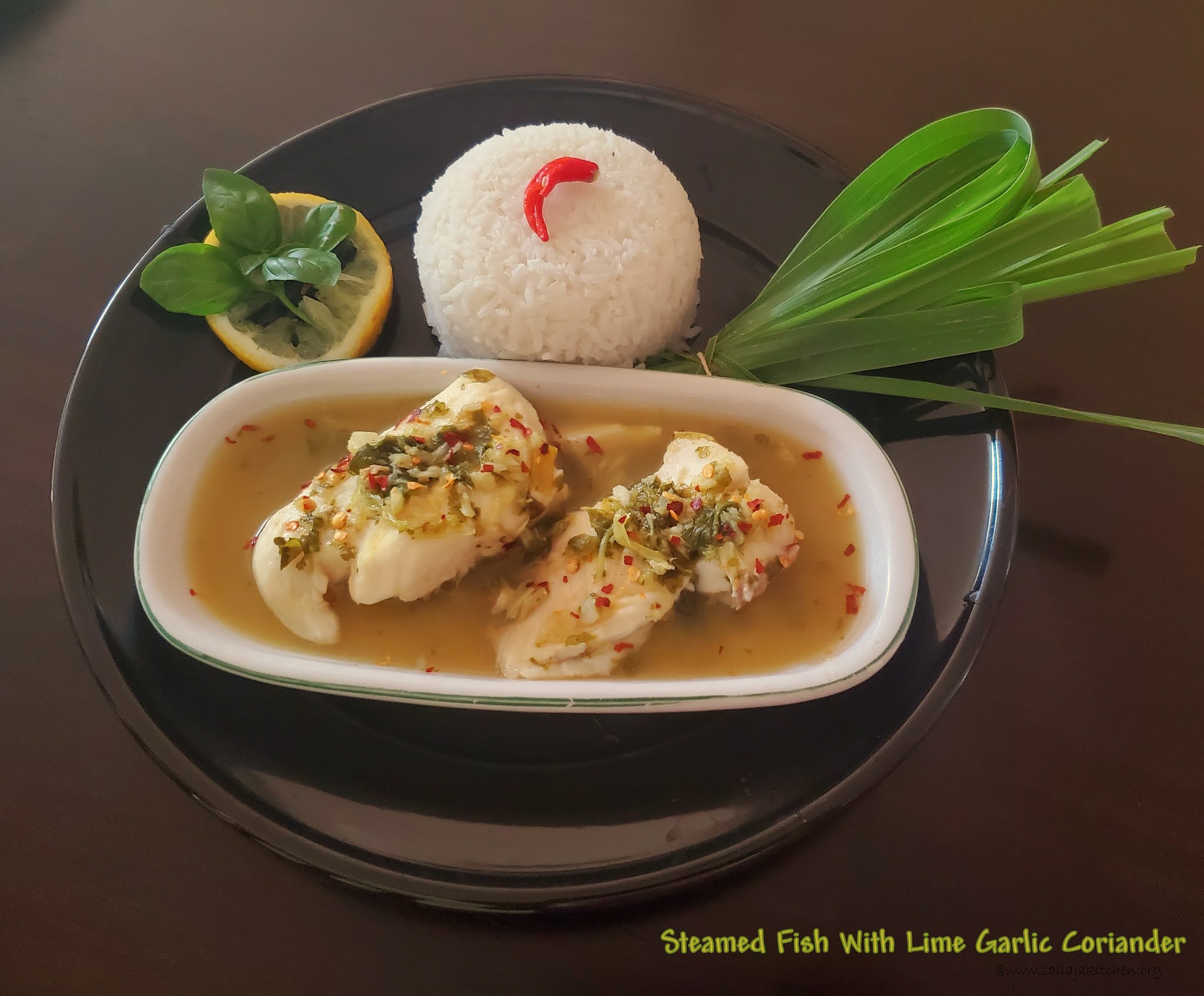 Sailaja Kitchen...A site for all food lovers!: Steamed Fish With Lime ...