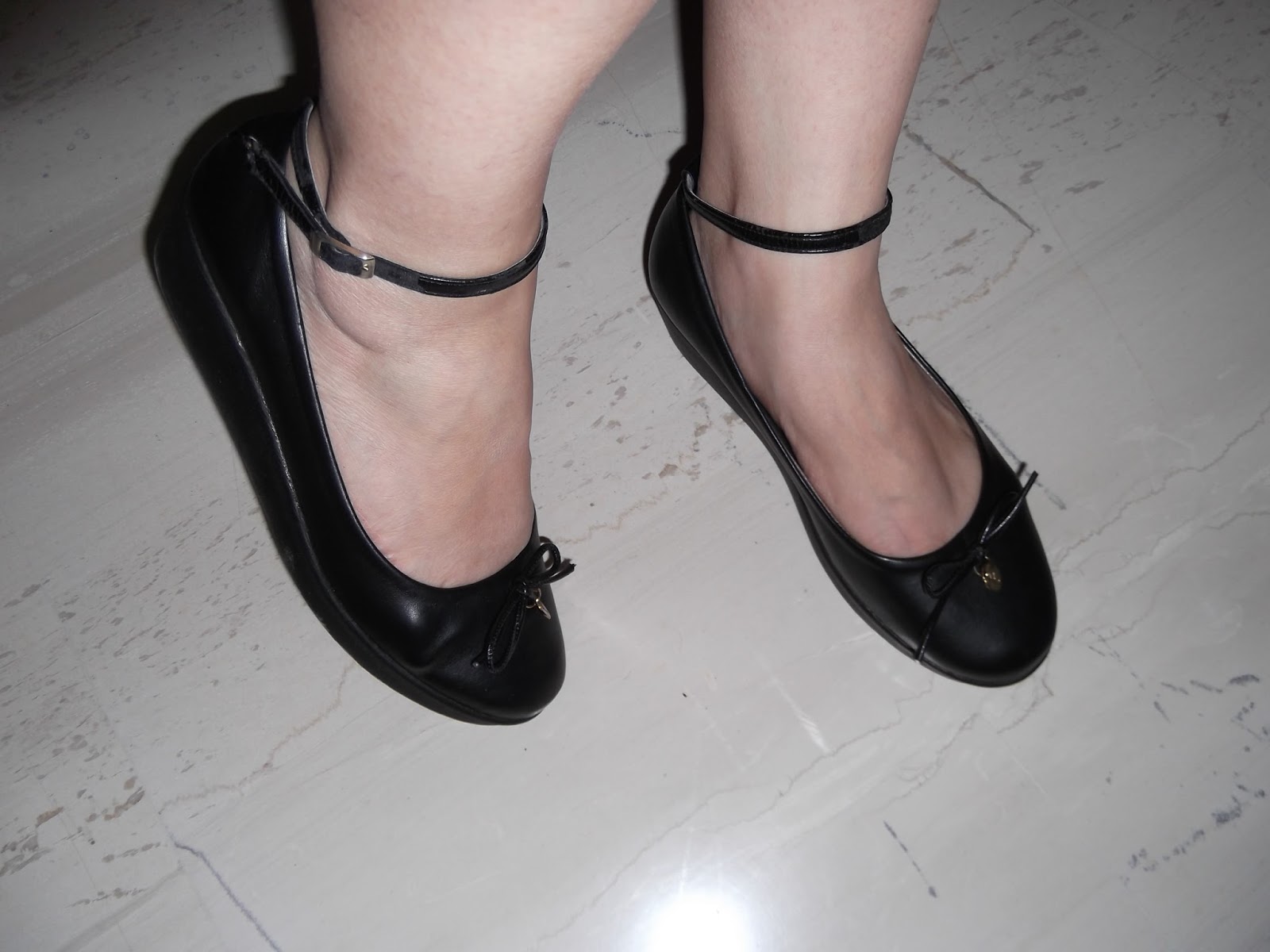 Refashion Co-op: Plain wedges to ankle strap wedges