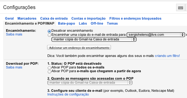 educar321: E-mail Encaminhar gmail para outro e-mail / Forward gmail to ...