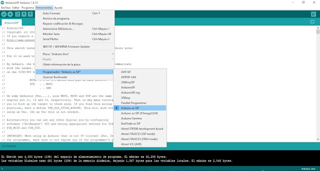 Como Grabar El Bootloader De Arduino