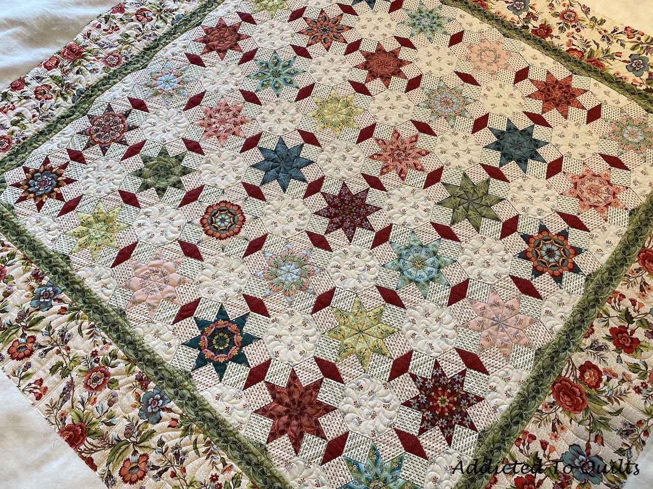 Addicted To Quilts: Tarrytown Stars and Octagon Quilt