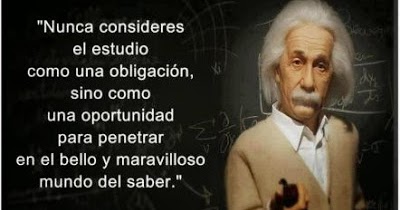 Matemático Soriano: FRASE MATEMÁTICA 9 - ALBERT EINSTEIN