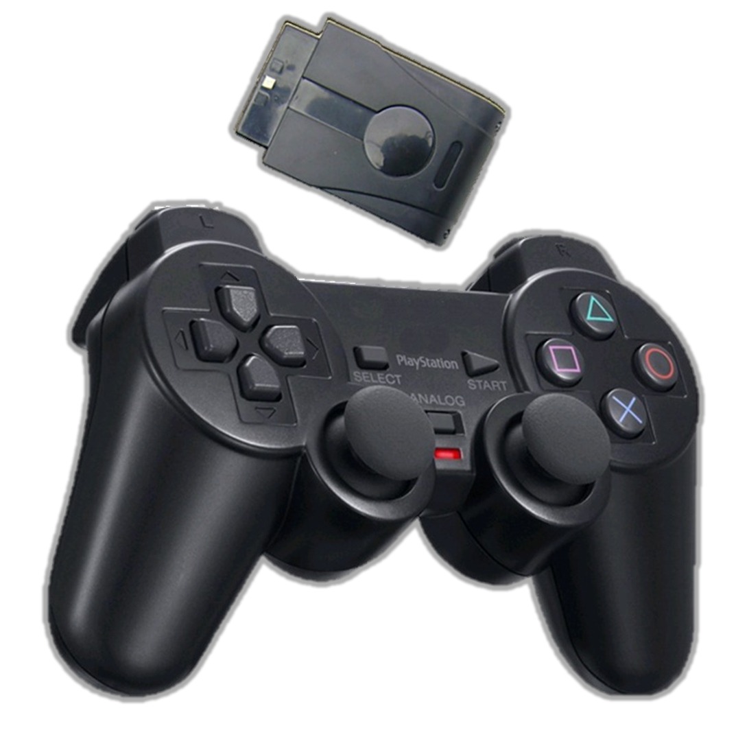 LOJA AKI NOVIDADES: Controle Wireless Sem Fio Para Playstation 2 Ps2 R ...