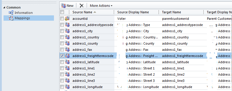 Daynight: MS Dynamics Entity Relationship