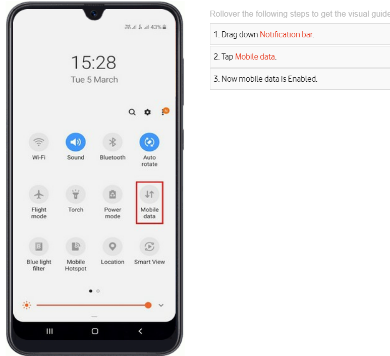 How to Configure Internet Access Settings on Samsung Galaxy Phones A50 ...
