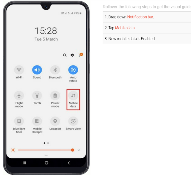 How to Configure Internet Access Settings on Samsung Galaxy Phones A50 ...