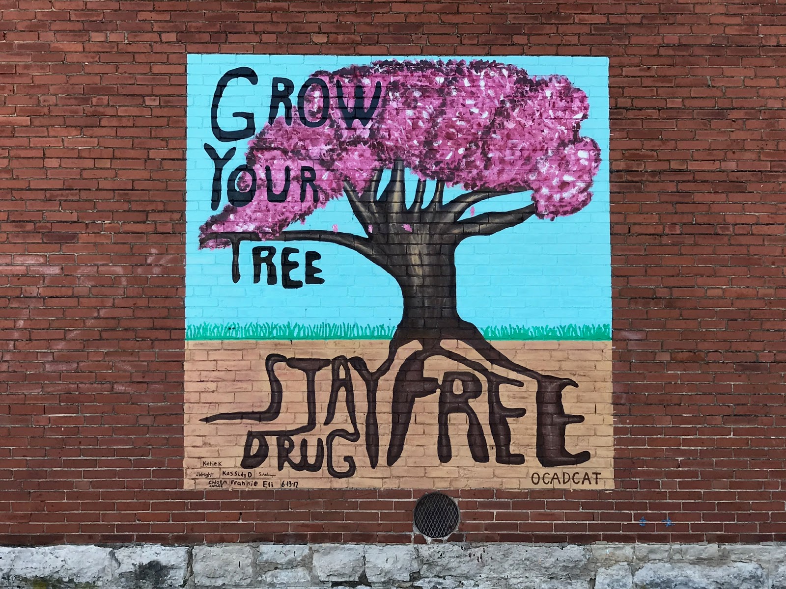 Fred Schollmeyer: Drug Free Mural