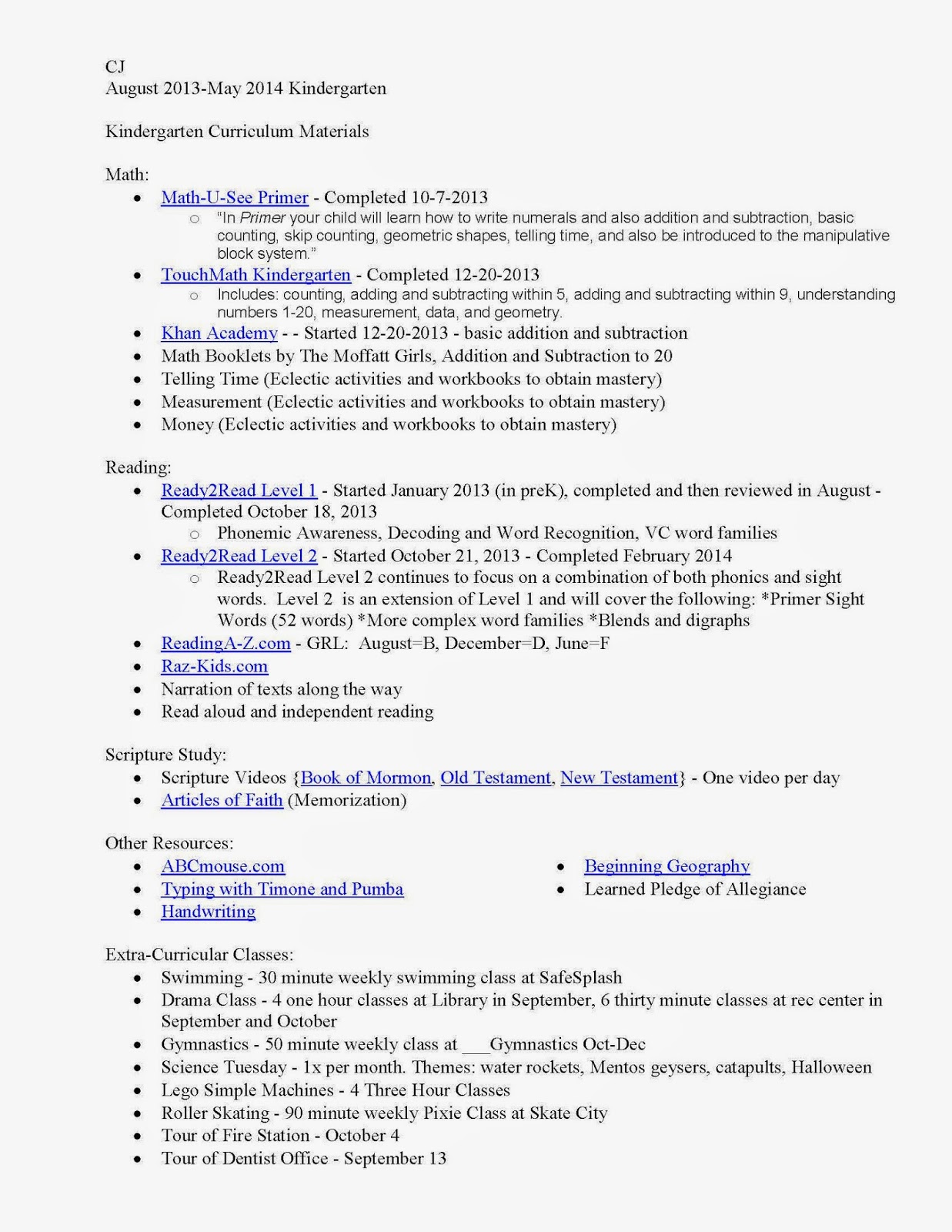 Nexus Homeschool Kindergarten Homeschool Curriculum And Records The Nexus Homeschool Kindergarten Homeschool Curriculum And Records The