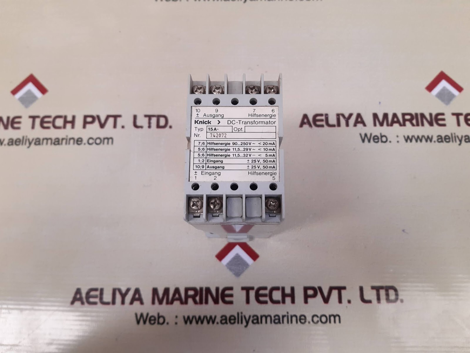 KNICK 15A DC-TRANSFORMER 742072 - Aeliya Marine