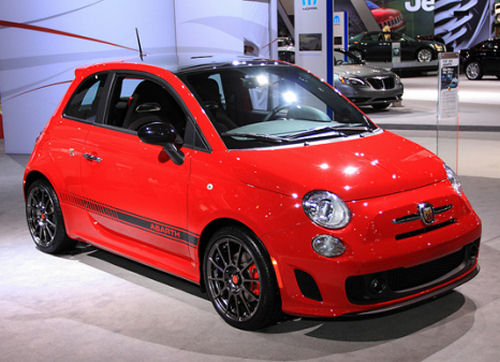 Red Fiat Abarth