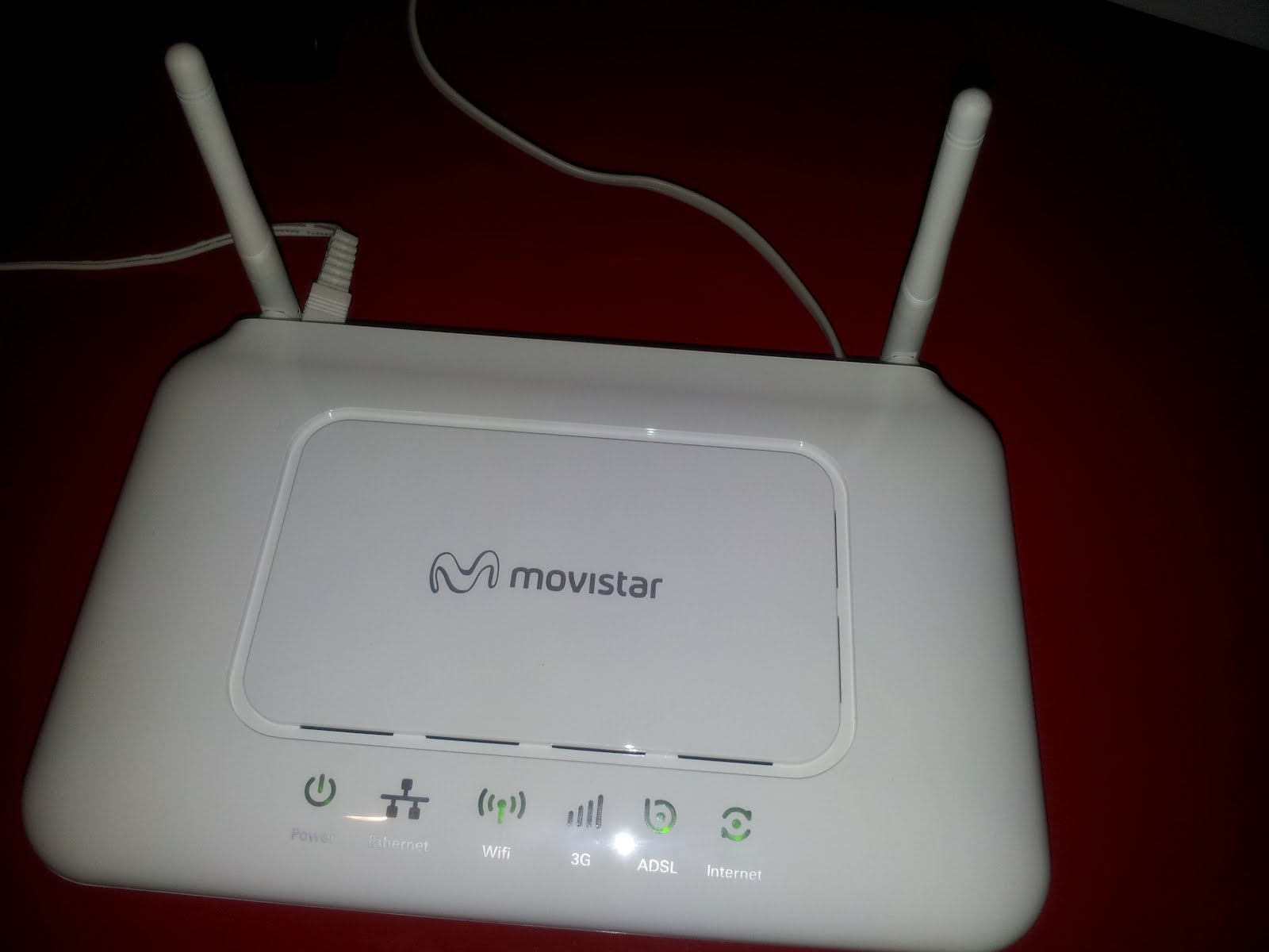 La vida desde la red: ADSL de Movistar, el router ;-)