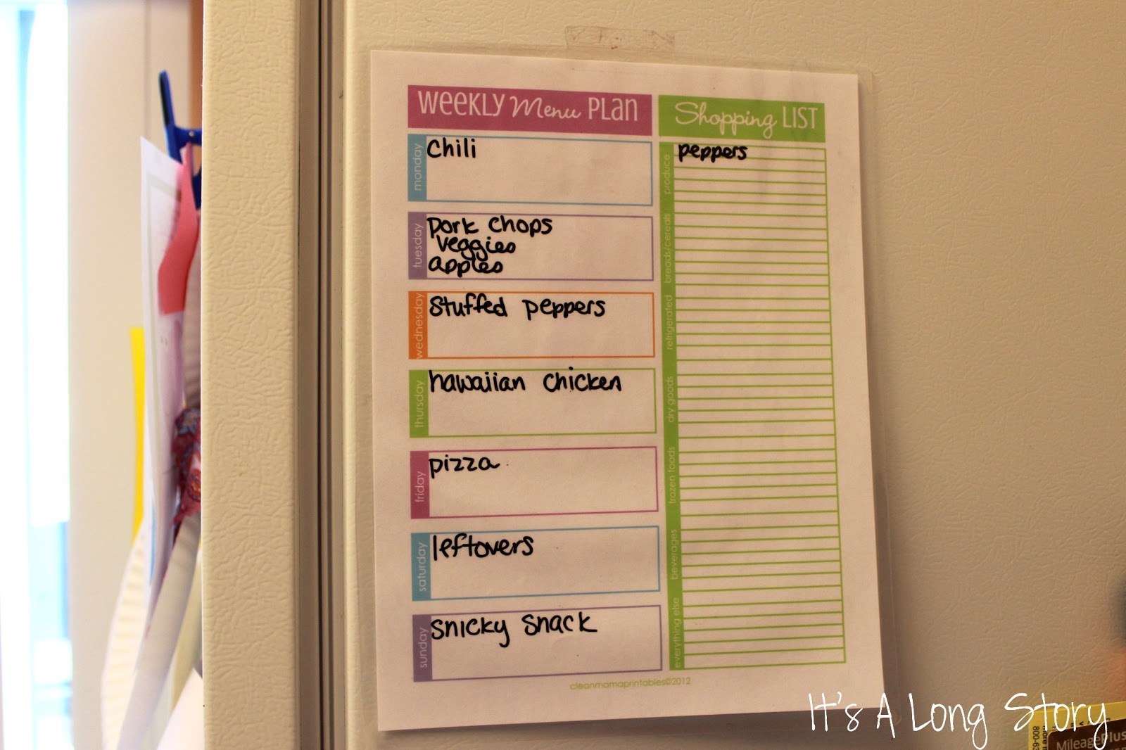 It's a Long Story: Menu Plannning 101