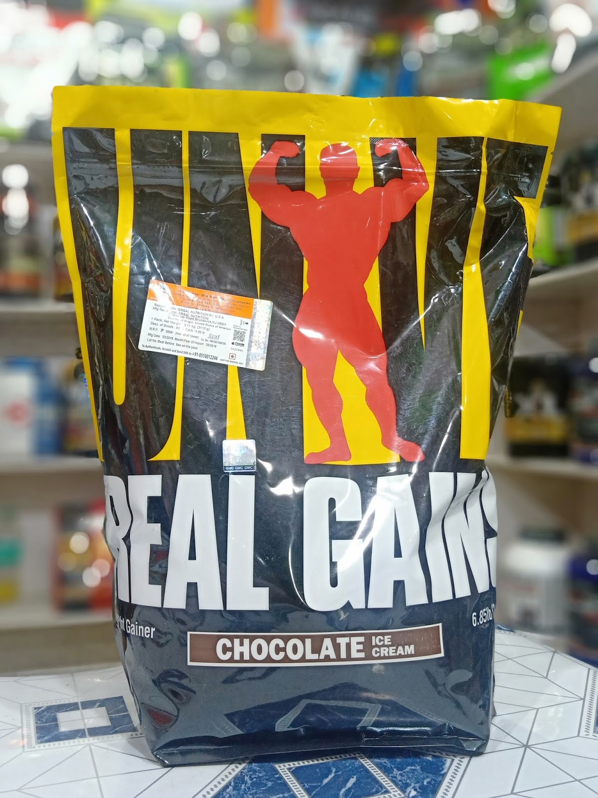 Universal Nutrition Real Gains - 6.85 lb, 3.11kg - NCRFS