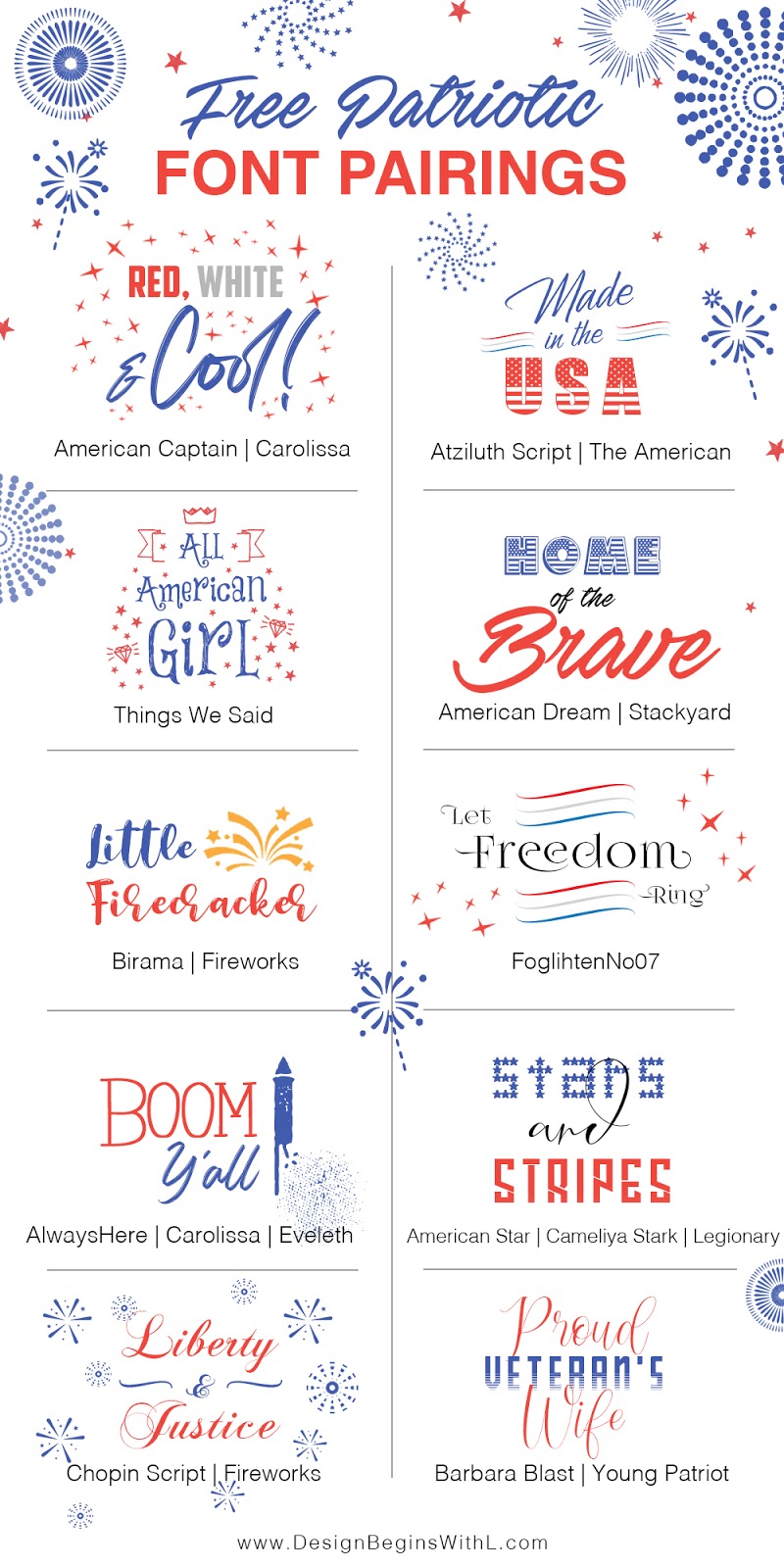 Tried-and-True Patriotic Fonts