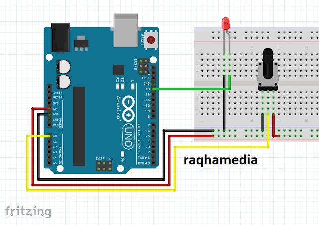 Tutorial Rangkaian Dan Coding Potensiometer K Dengan Arduino Kursus My Xxx Hot Girl