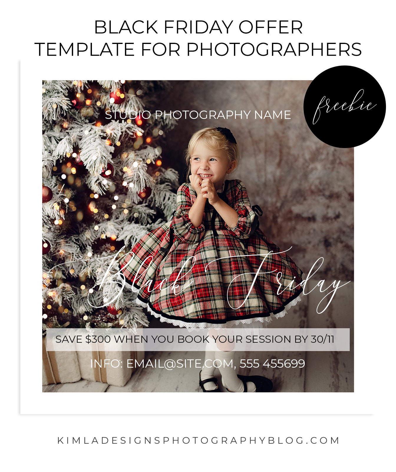 Photoshop Template for Photographers. - Kimla Designs Photography